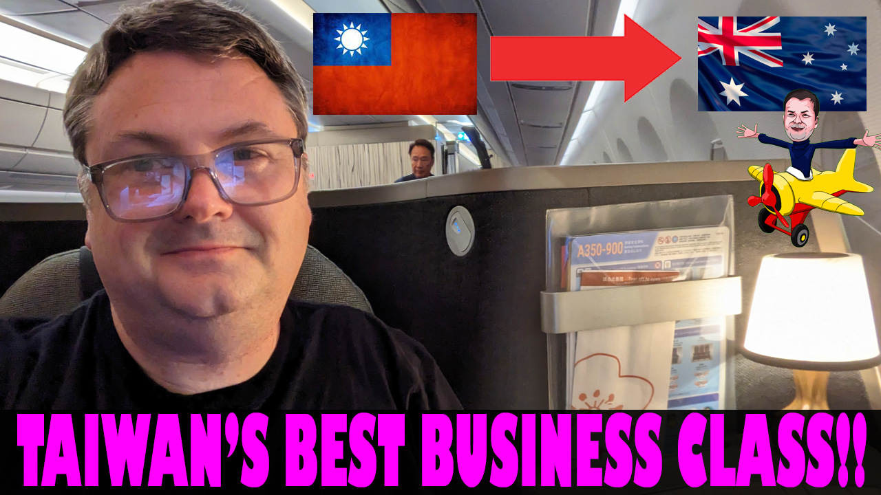 China Airlines Business Class Review – Taipei to Melbourne Flight CI 57 ...